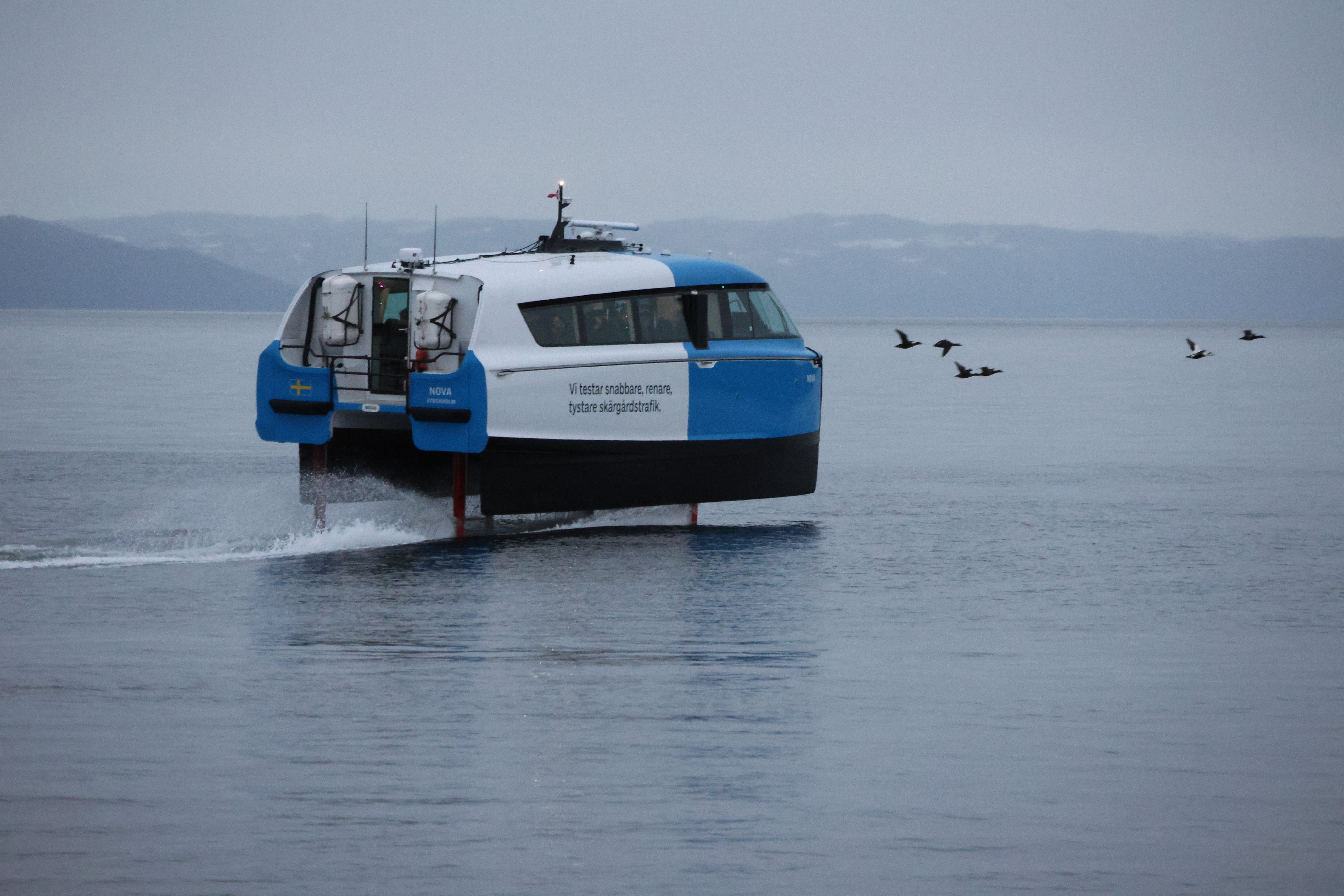 Norway to deploy electric “flying” ferries – tested in the Trondheim fjord