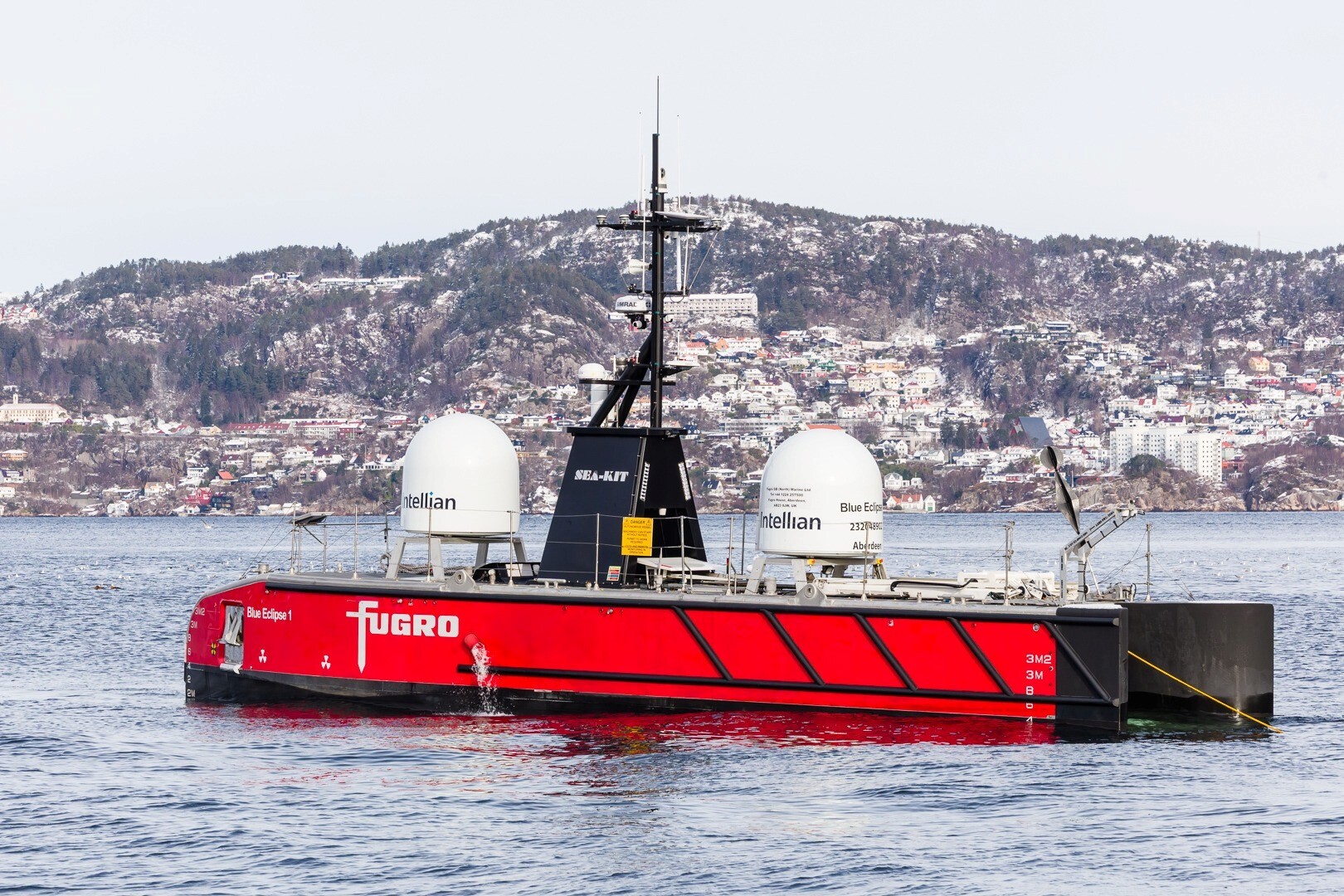 Fugro launches Blue Eclipse USV in Norway – set for North Sea mission